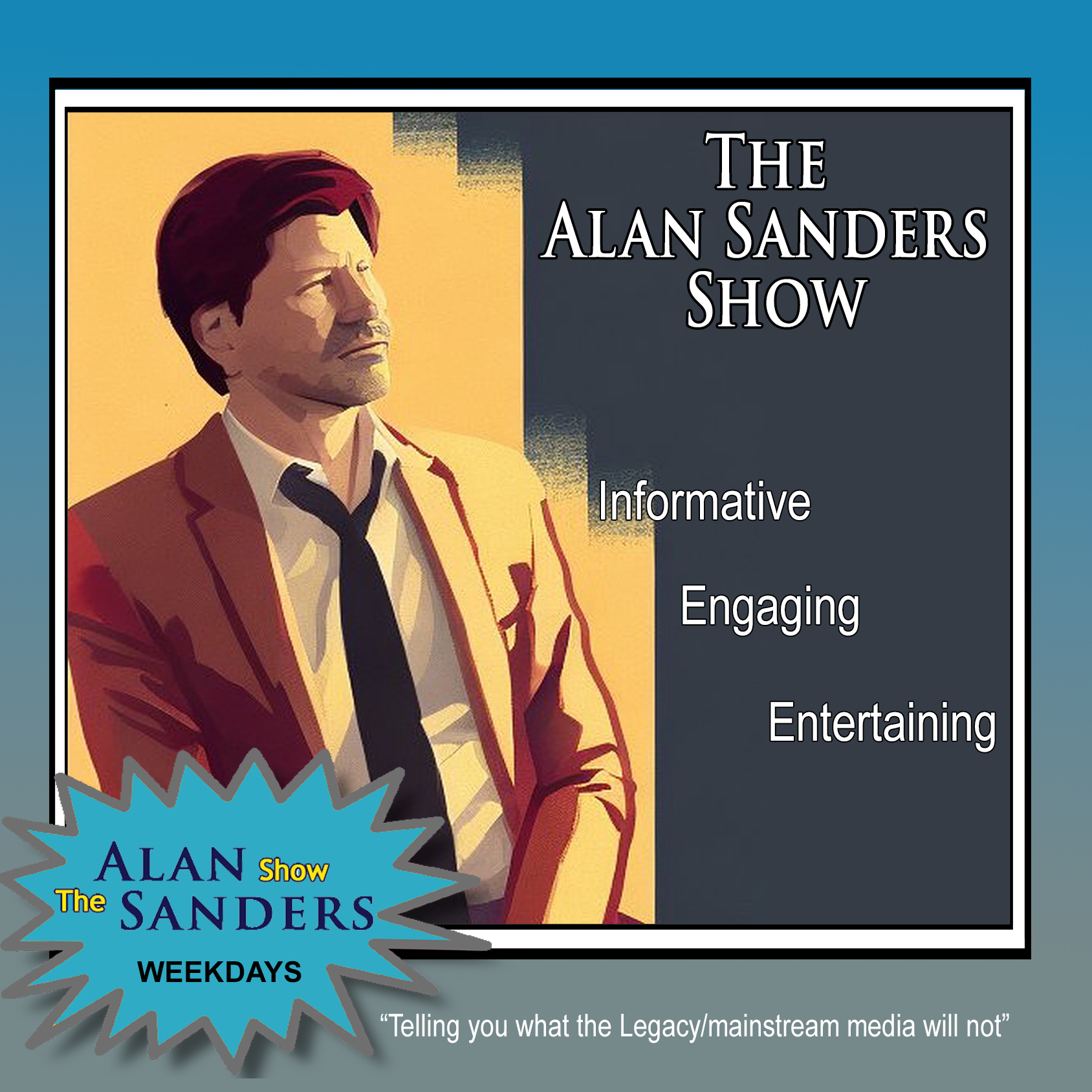 The Alan Sanders Show Podcast - AOC and Bernie Sanders CNN Town Hall on ...