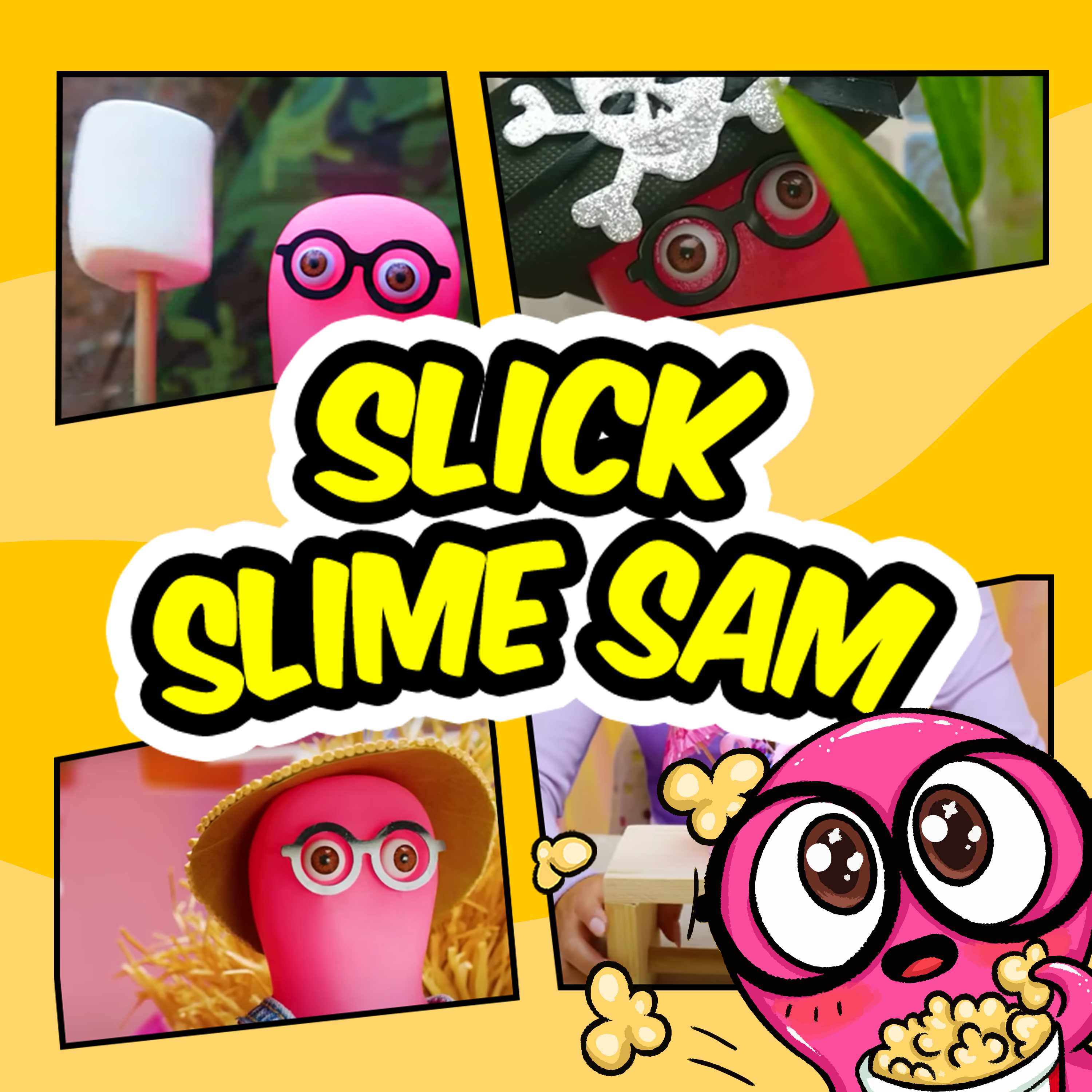 Slick Slime Sam Podcast - Easy Landscape + Heart Frame Drawing 🌄💖 ...